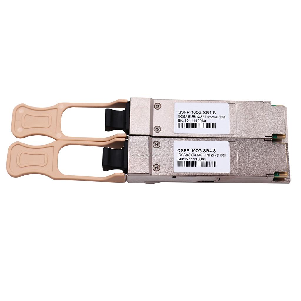 ቻይና Cisco ተኳሃኝ 100GBASE-SR4 QSFP28 850nm 100m DOM MPO-12/UPC MMF ...